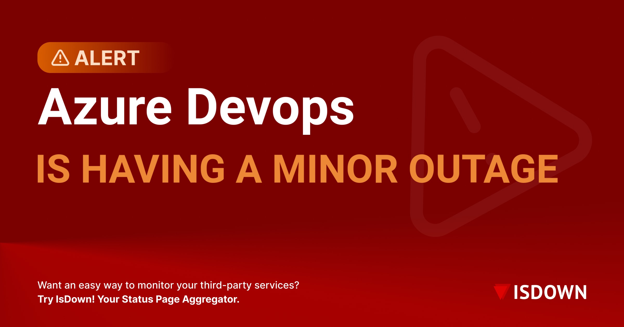 Is Azure Devops Down? Check Azure Devops status and current outages | IsDown